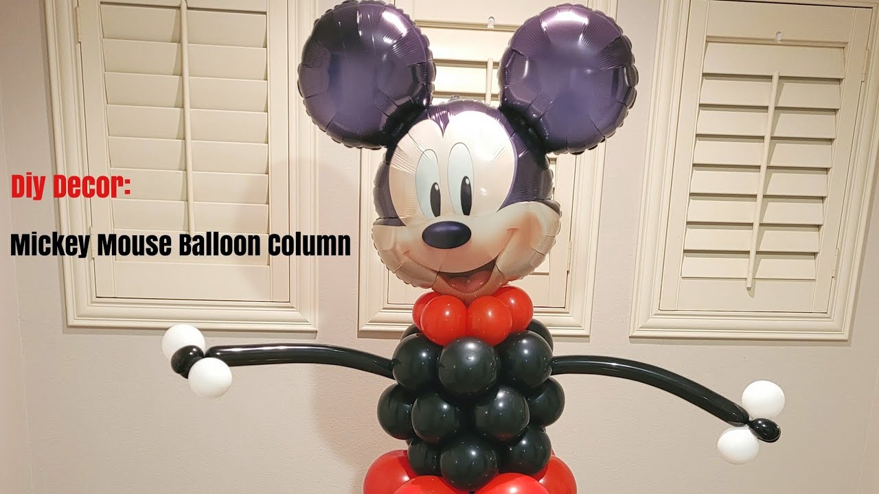 Make Mickey Mouse Balloon Decoration | Shelly Lighting