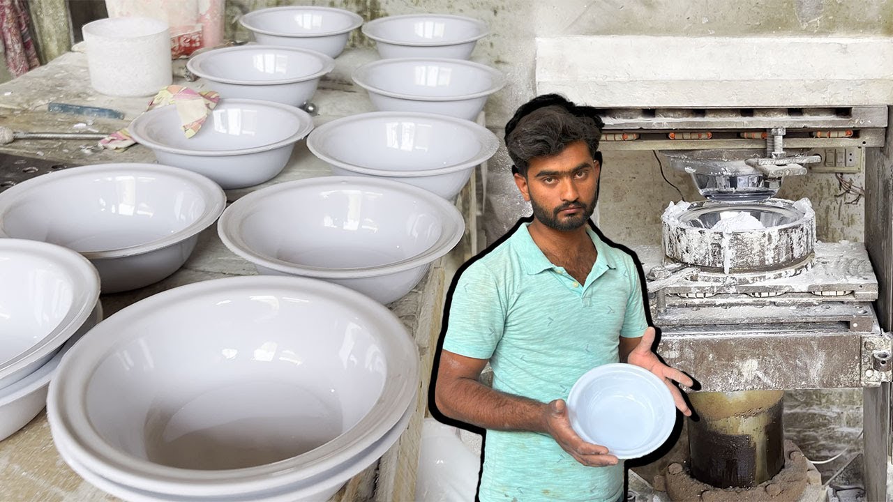 Inside the Factory: Mass Production of Melamine Trays | Manufacturing ...