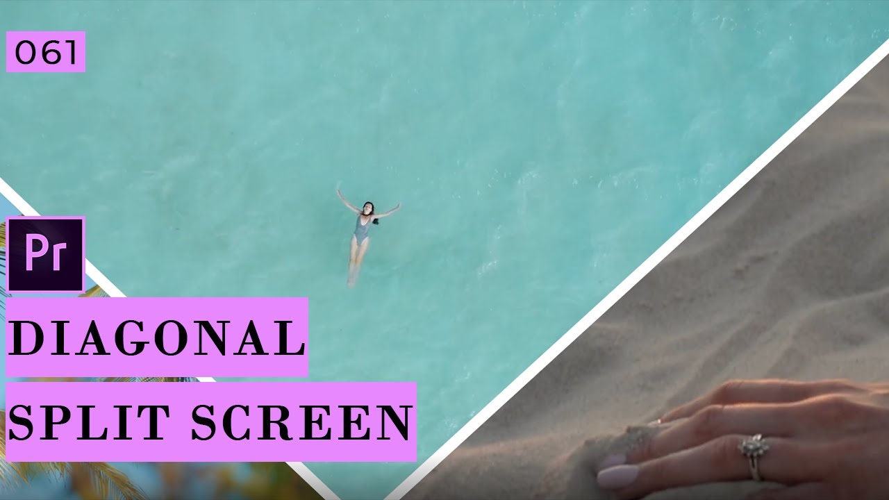 Create a Diagonal Split Screen Effect in Premiere Pro - YouTube