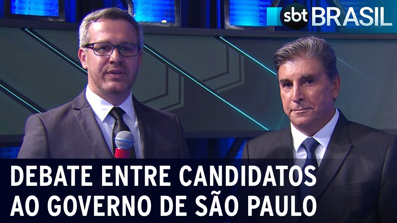 SBT realiza debate entre candidatos ao governo de São Paulo | SBT ...