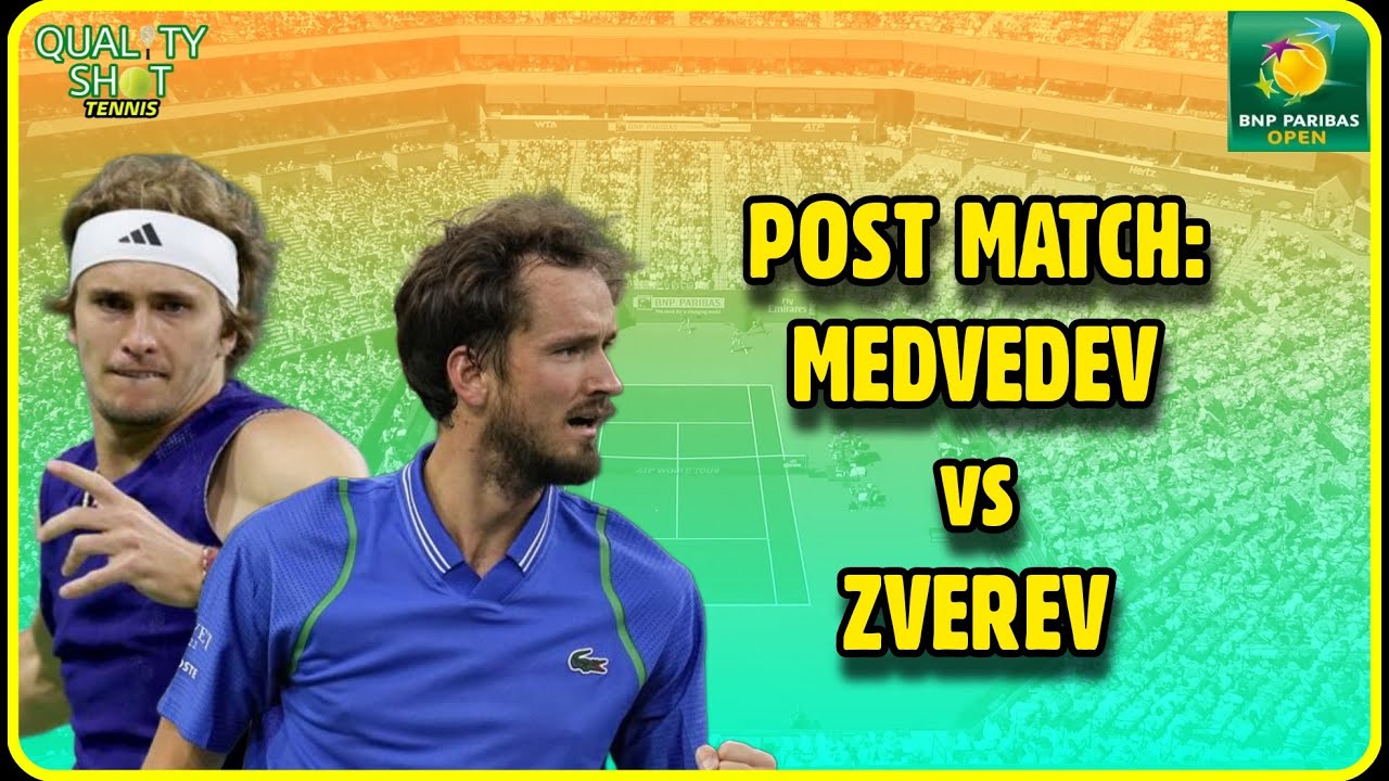 🎾POST MATCH: Medvedev vs Zverev Indian Wells 2023 Round 4 | ATP ...
