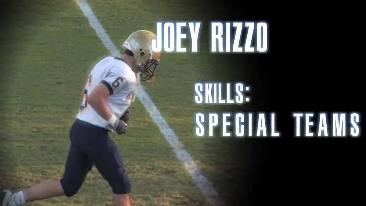 Joey Rizzo #6 -Skills 2009 - Rushing, Special Teams, Receiving ...