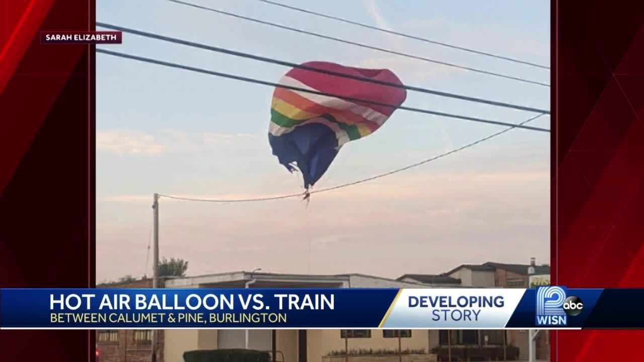 Witnesses describe hot air balloon going down - YouTube