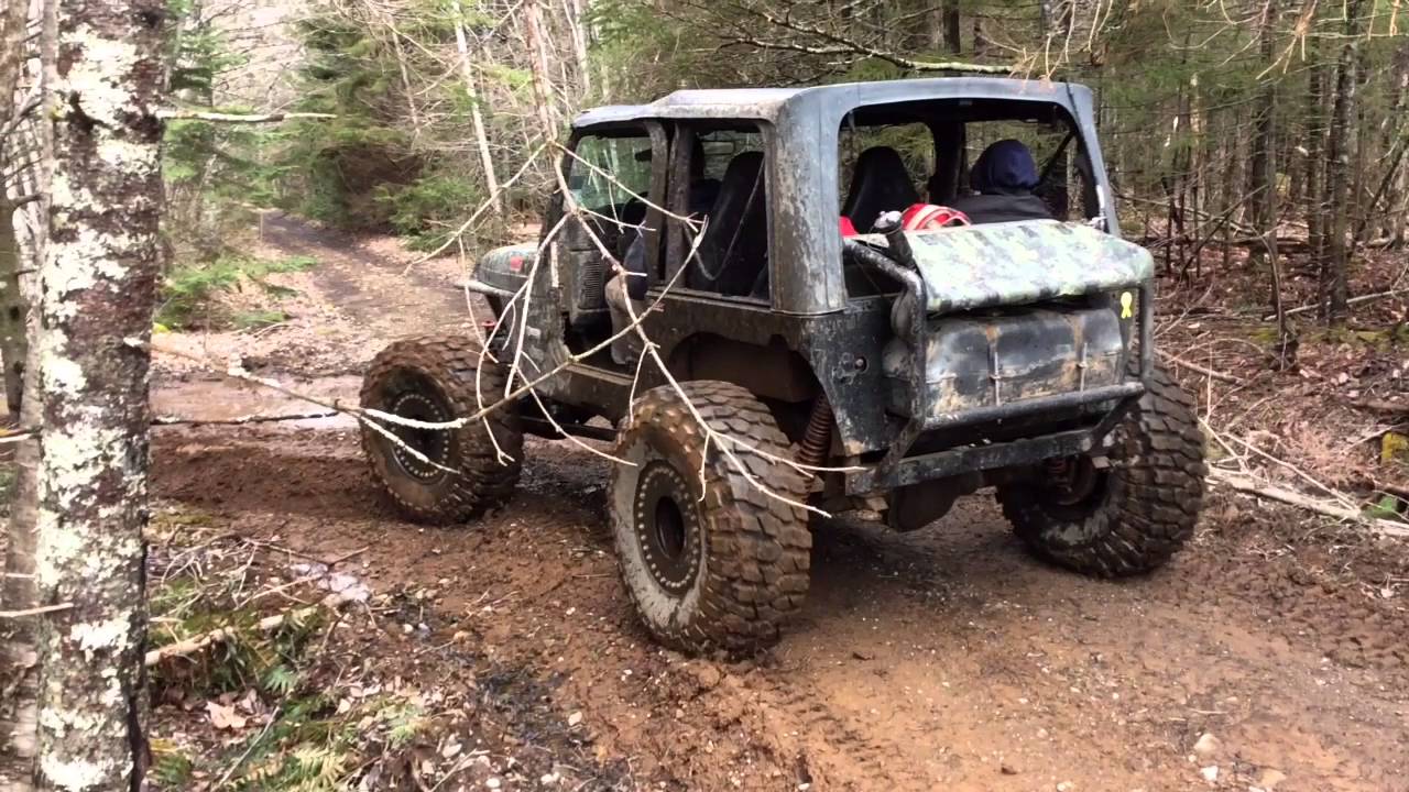 Off Road Jeep Run: 2000 TJ Running On Dana 60's - YouTube