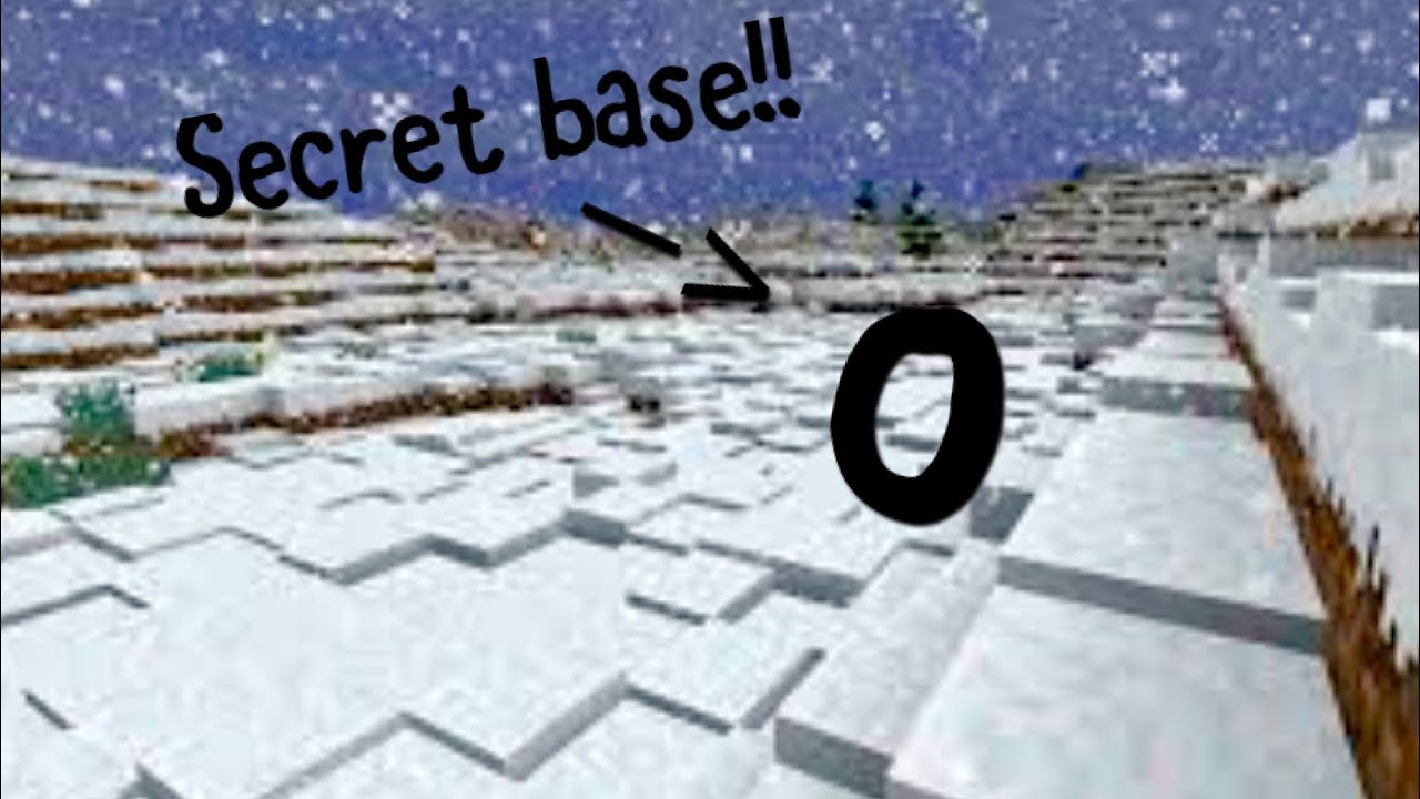 How To Make a Secret Minecraft Dripleaf and Powdered Snow Base - YouTube