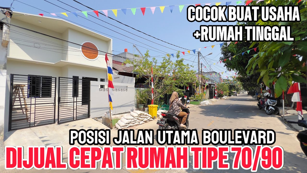 Dijual Cepat Rumah Di Jalan Utama Boulevard Luas 90 M2 Cocok Buat Usaha ...