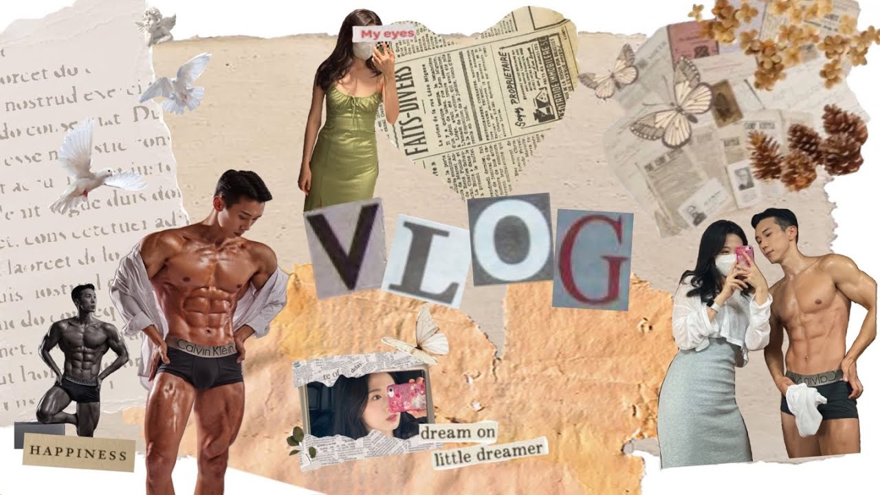 Vlog 남자친구 바디프로필 당일날에 같이 가주는 여자친구가 있다 남자 바디프로필 산필름 일상브이로그 Youtube