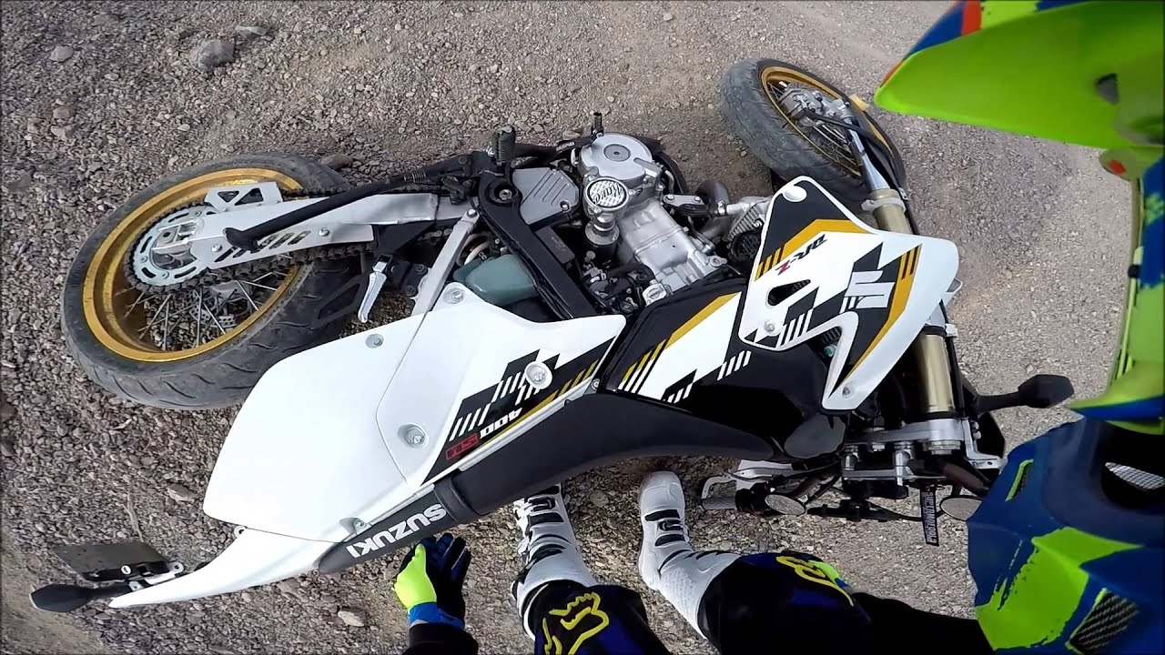 Supermoto Storm Drain Wheelies & Goon Track Hooning - YouTube