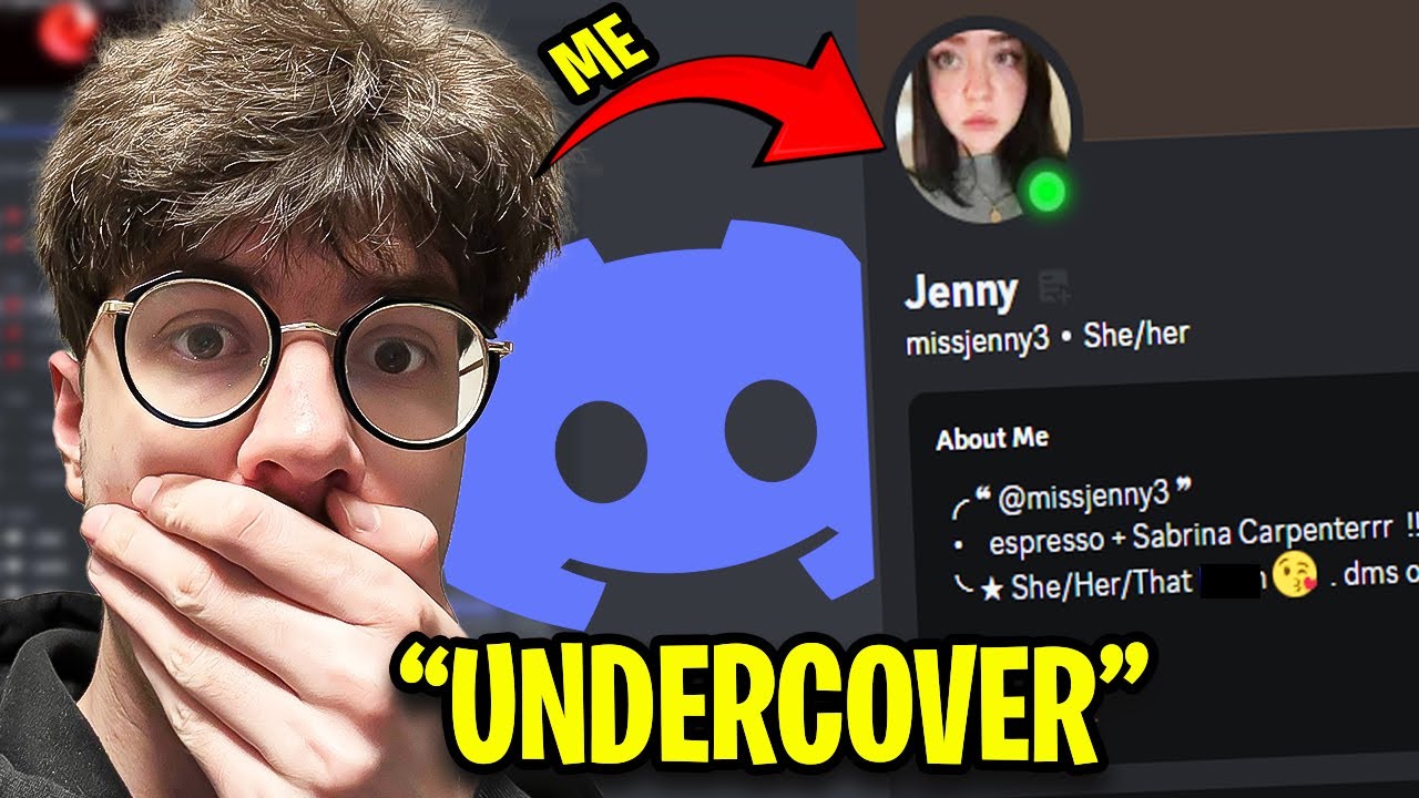 Going UNDERCOVER In The Most DOWN BAD Discord E-Dating Server.. - YouTube