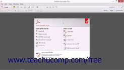 Adobe Acrobat XI Training Tutorial - YouTube