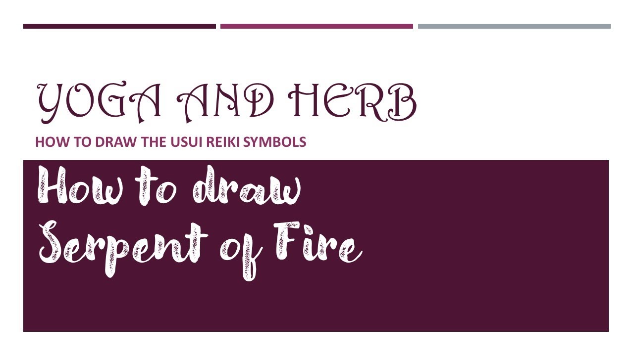 How to draw the Serpent of Fire - YouTube