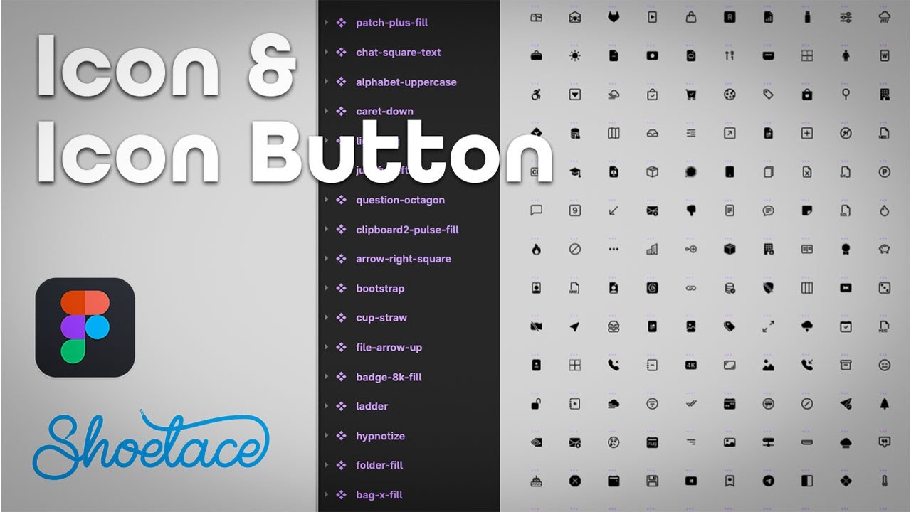 Designing Icon & Icon Buttons | Design System in Figma | No Talking ...