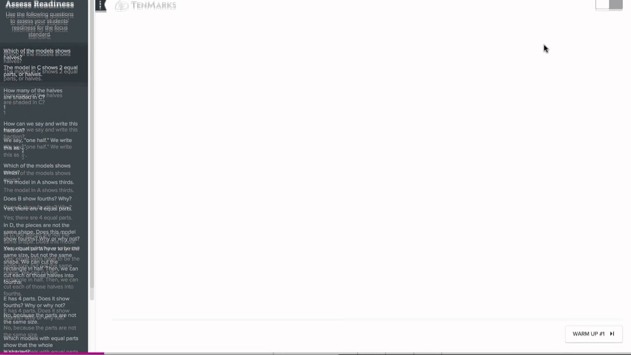 TenMarks Math Teach: Assess Readiness - YouTube