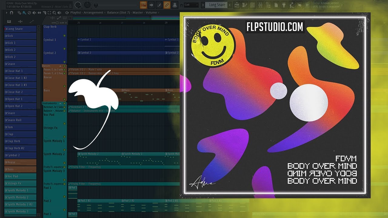 FDVM - Body Over Mind (FL Studio Remake) - YouTube
