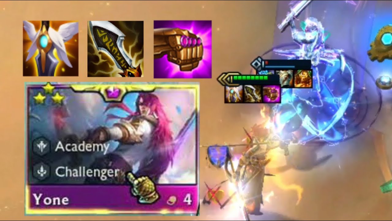 3 Star Yone⭐️⭐️⭐️ Full Critical Item Tft S6 Youtube