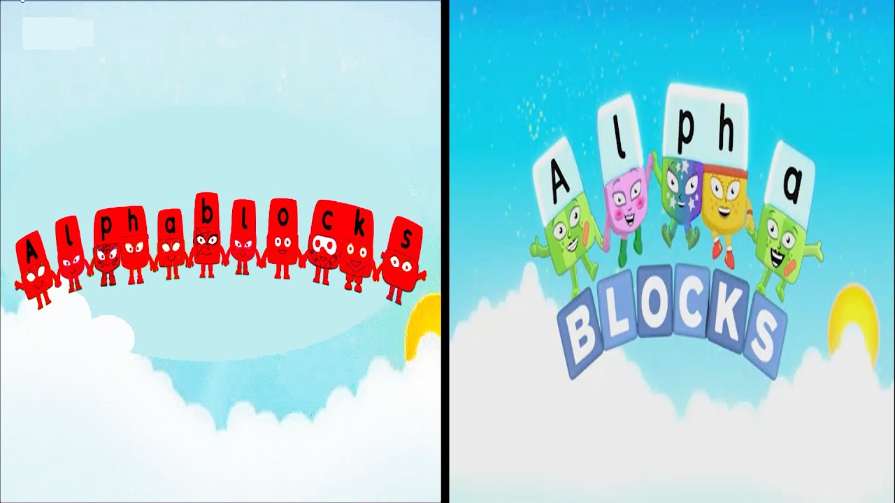 Alphablocks Intro 2022 but All of them are RED , - YouTube