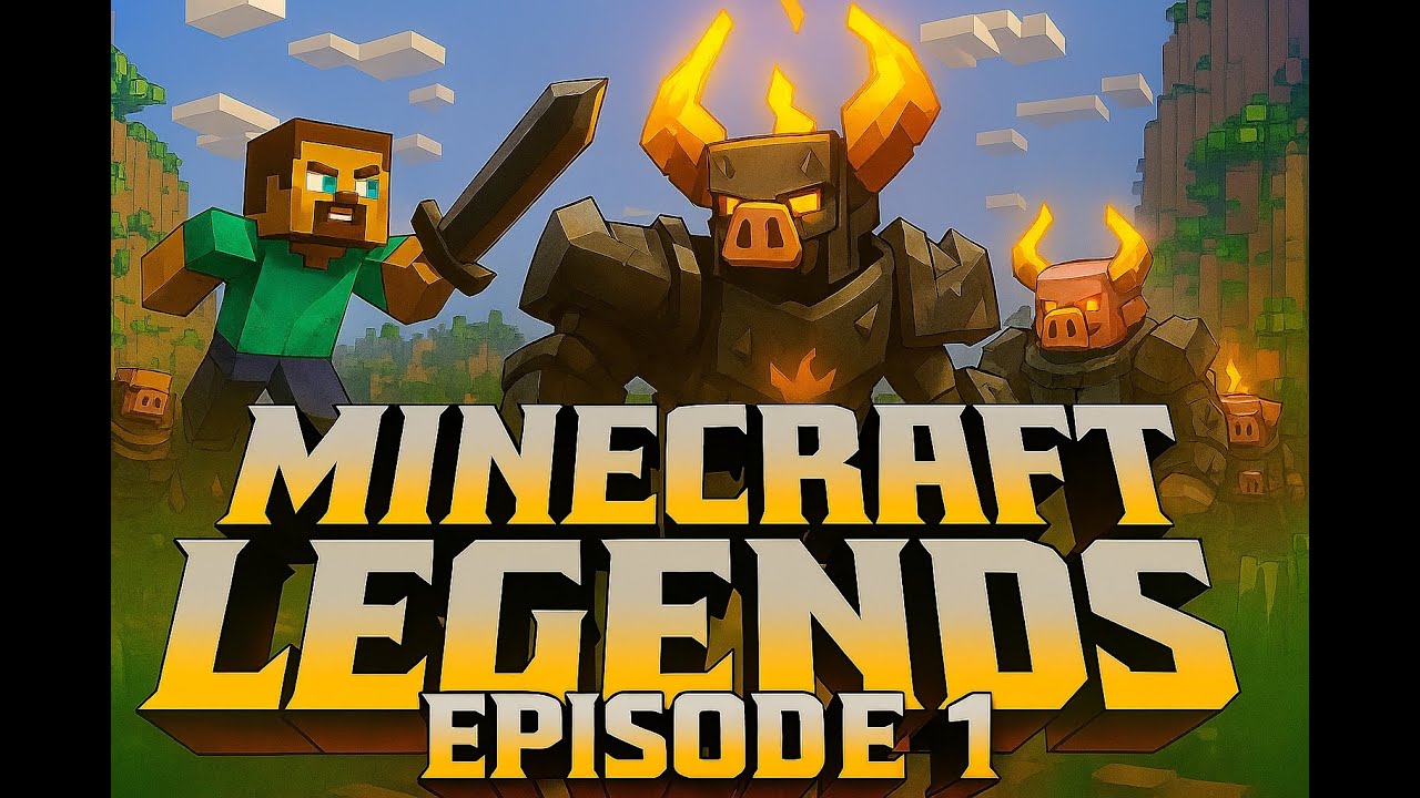 My First Time Playing Minecraft Legends | Episode 1 - YouTube