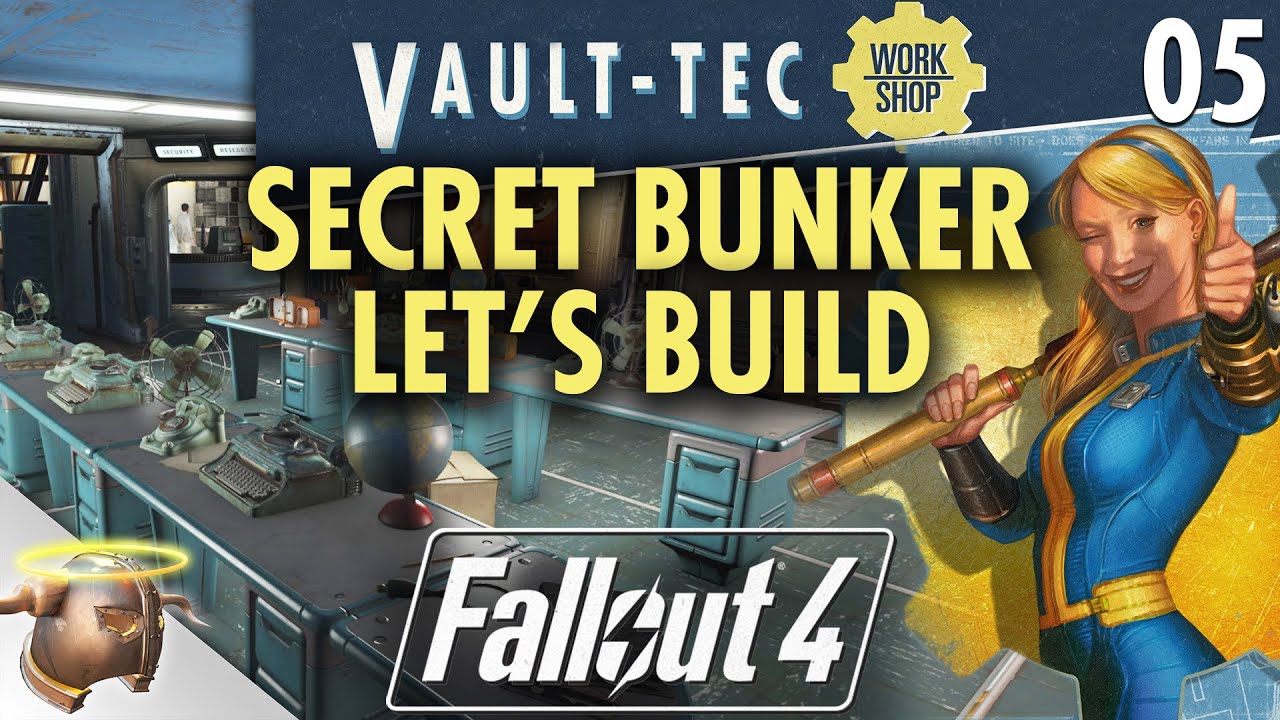 Fallout 4: SECRET BUNKER Vault-Tec DLC Let's Build with EvilViking13 ...