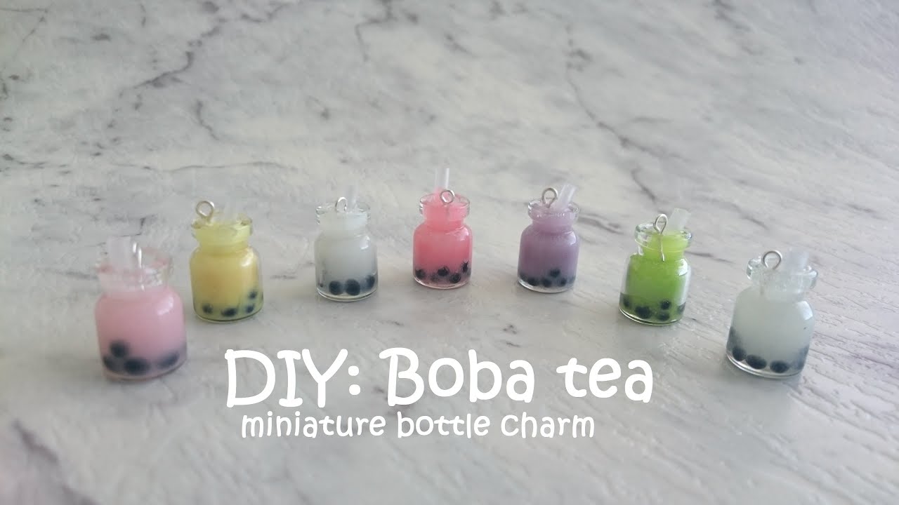 Bottle charm: Boba tea - YouTube