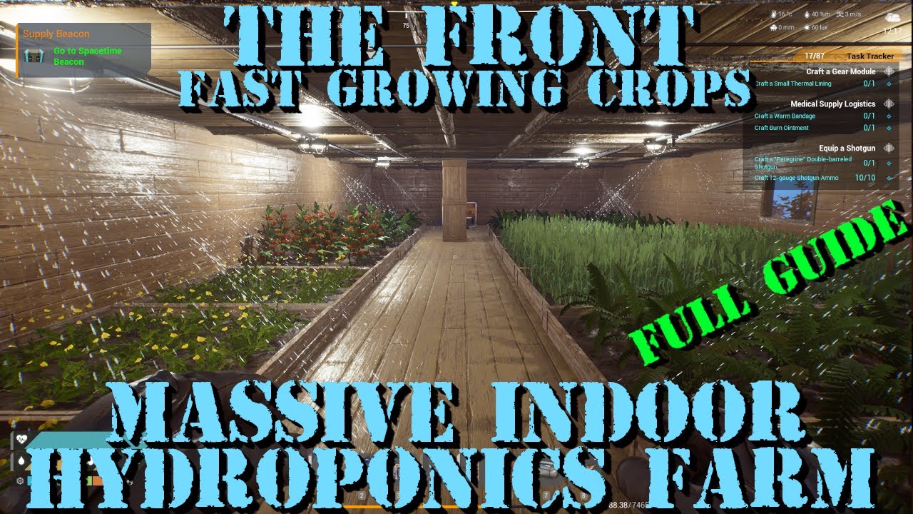 The Front - Massive Indoor Hydroponics Farm Tutorial - Beginner Guide ...