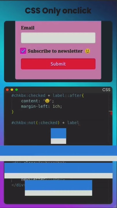 Create CSS only onclick effect in 3 steps - YouTube