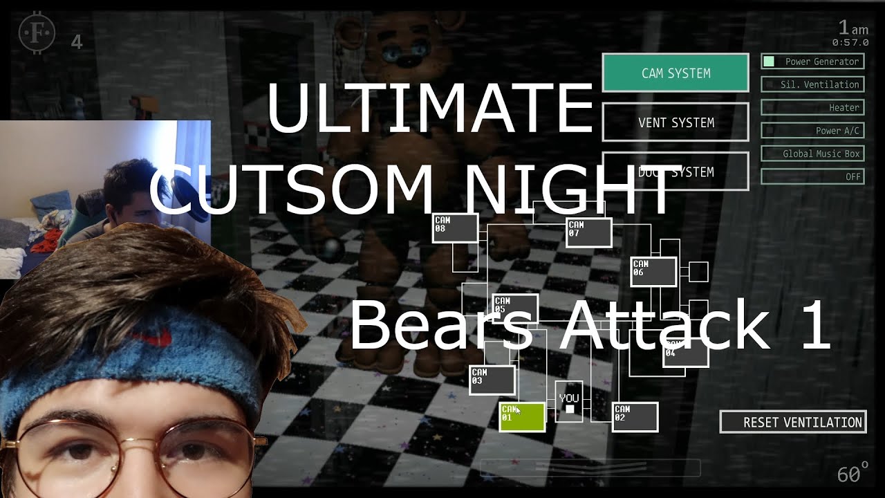Ultimate Custom Night - Bears Attack 1 - Part 1 - YouTube