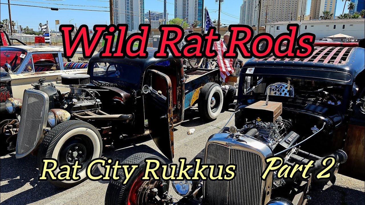Rat Rods Rat City Rukkus 2024 PART 2 & Hot Rod Show #ratrod #hotrod # ...