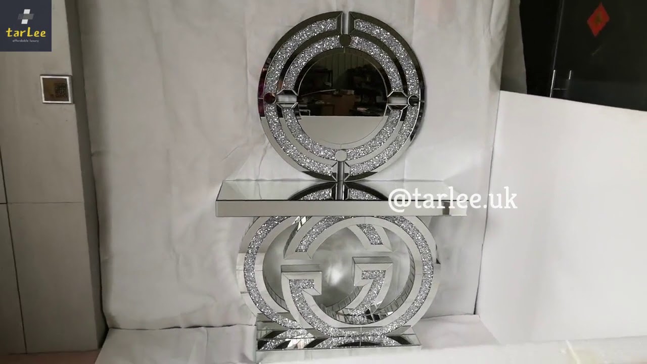 "Channel" Console Table with matching mirror - YouTube