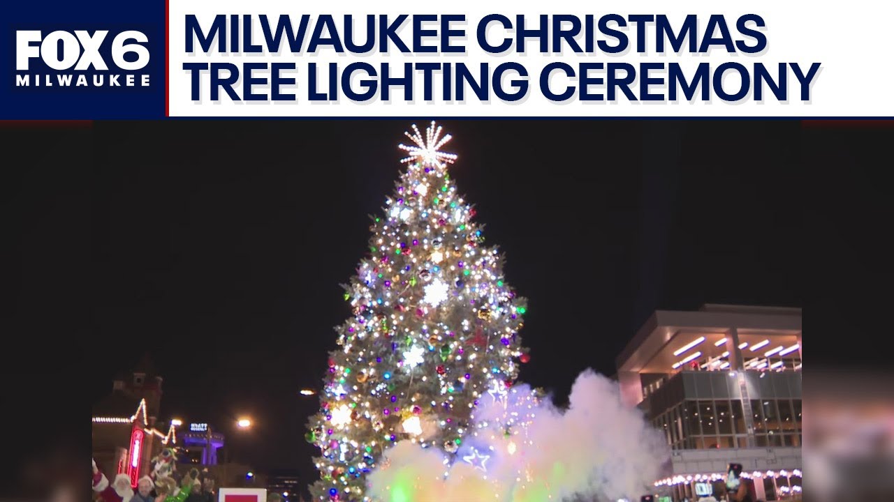 Milwaukee Christmas tree lighting in Cheer District | FOX6 News ...
