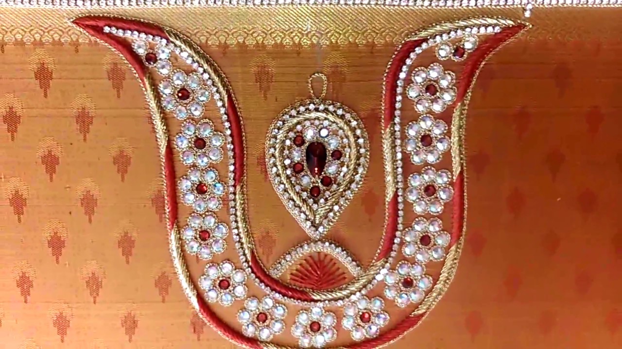 Vanki Design For Bridal Blouse Hand Look by lakshmimaggamwork - YouTube