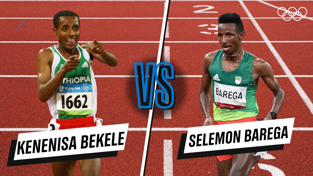 Kenenisa Bekele 🆚 Selemon Barega - 10,000m | Head-to-head - YouTube