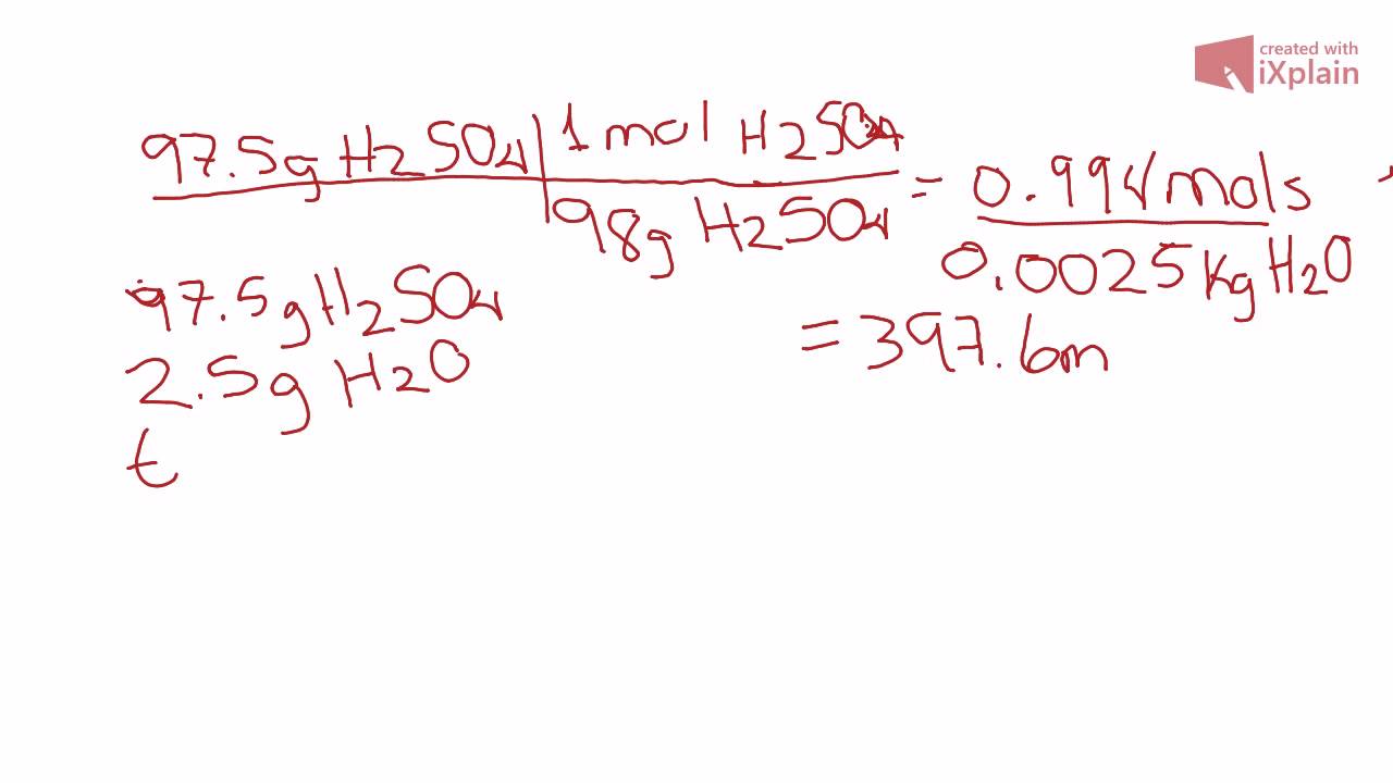 Molality And Molarity Of Sulfuric Acid YouTube molality-and-molarity-of-sulfuric-acid-youtube