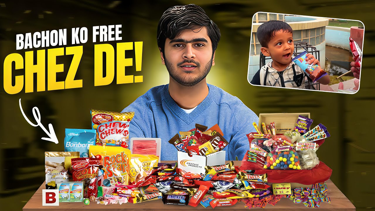 Bachon Ko Free Food Diya | Buhat Khush Huye - YouTube