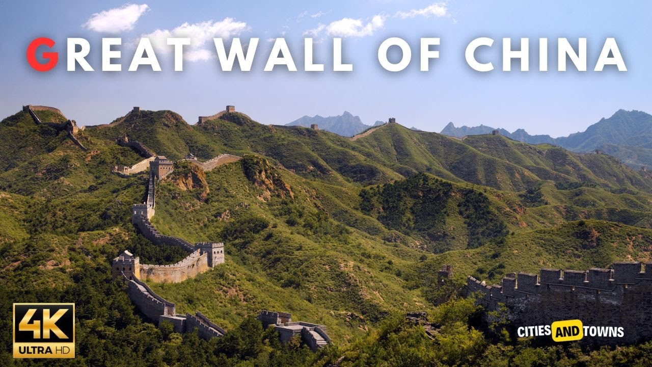 Great Wall of China 🇨🇳 in 4K Video by Drone ULTRA HD - Flying over the ...