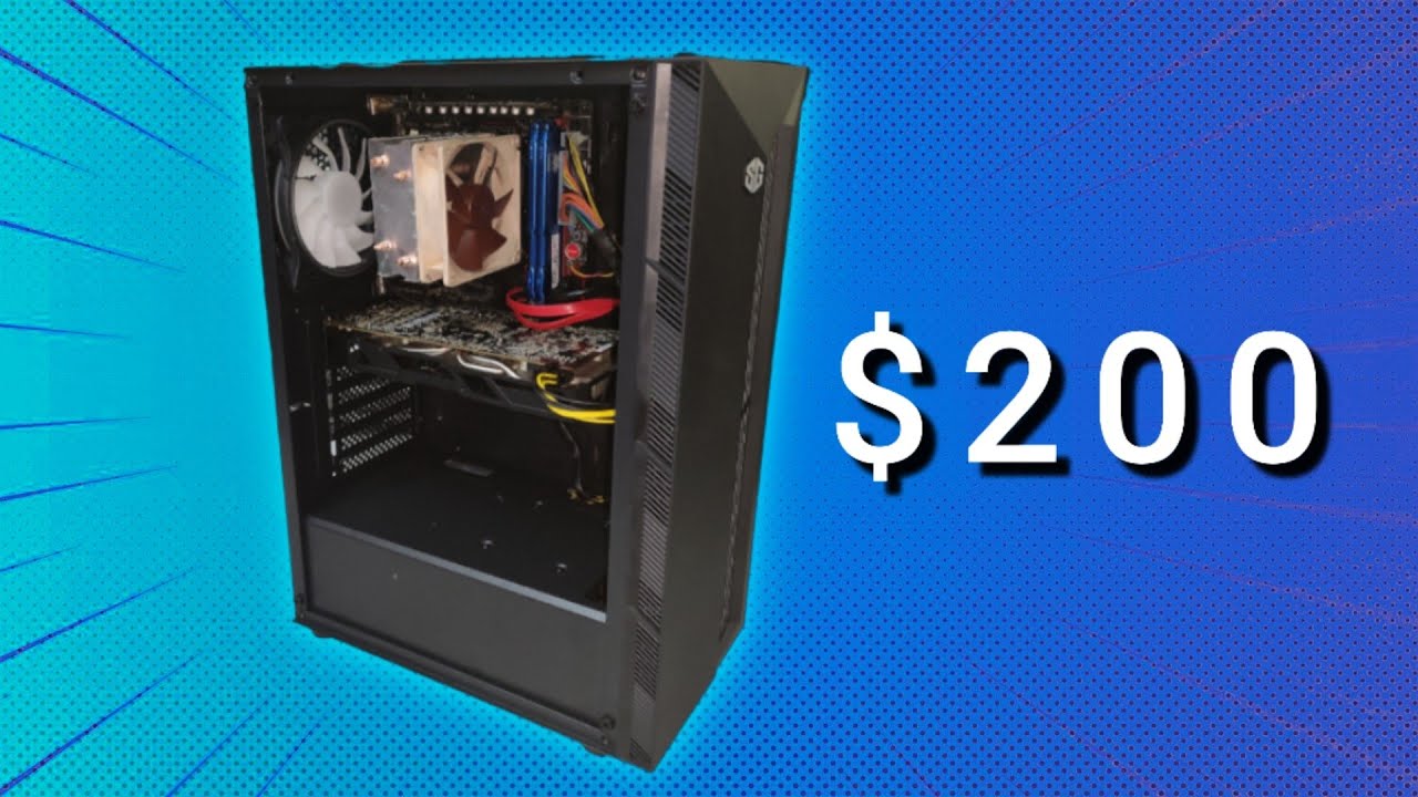 The $200 budget Gaming PC build - YouTube