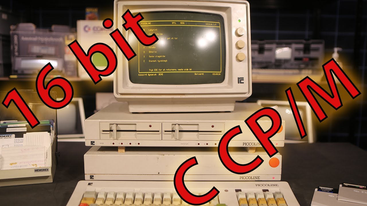 RC Piccoline - A Danish made 16 bit Computer - YouTube