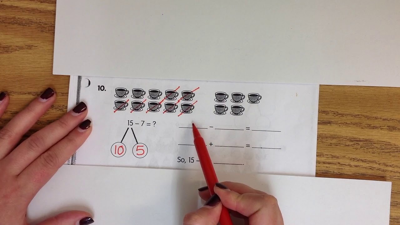 Subtracting by decomposing numbers - YouTube