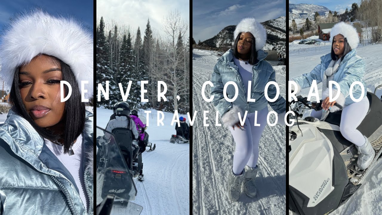 Denver, Colorado Vlog || Snowmobiling, Surf & Turfs restaurant, and ...