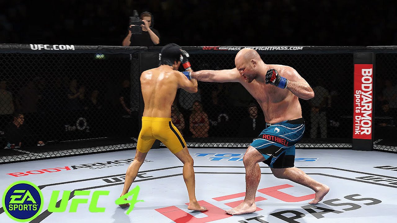 UFC4 Bruce Lee vs Ben Rothwell EA Sports UFC 4 - Epic Fight - YouTube