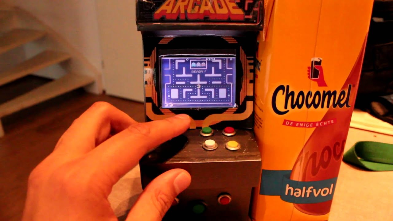 Prototype Mini arcade cabinet Gameboy Adv - Ms Pacman Galaga Digdug ...