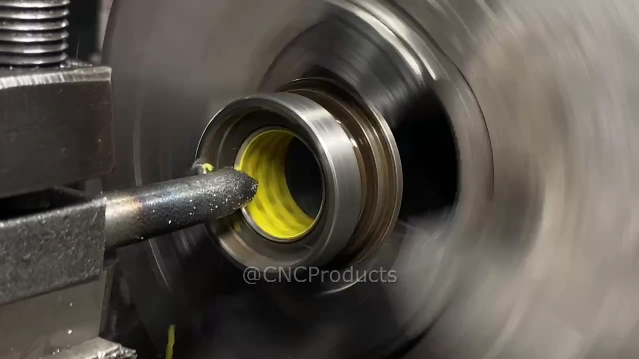 Restoring a car steering bushing using a lathe #automobile #cnclathe # ...
