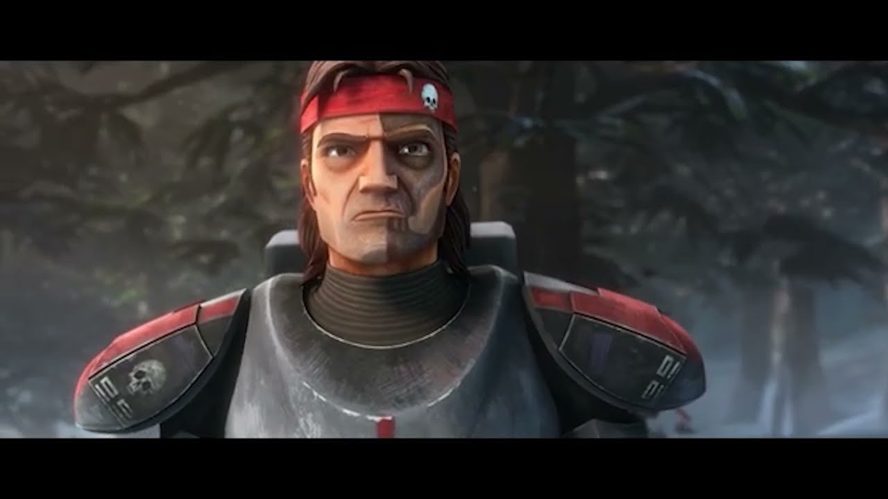 Hunter Talks To Caleb Dume | Star Wars The Bad Batch Season 1 Episode 1 ...