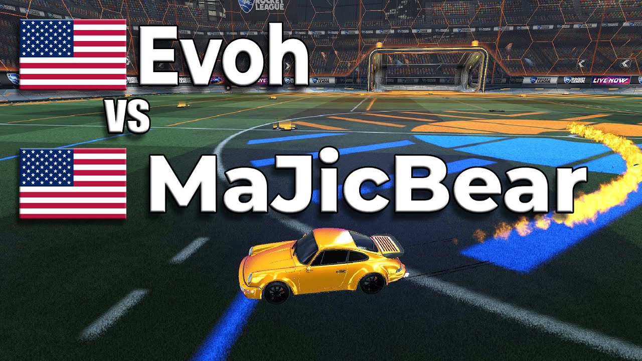 Evoh vs. MajicBear | Rocket League 1v1 Showmatch - YouTube