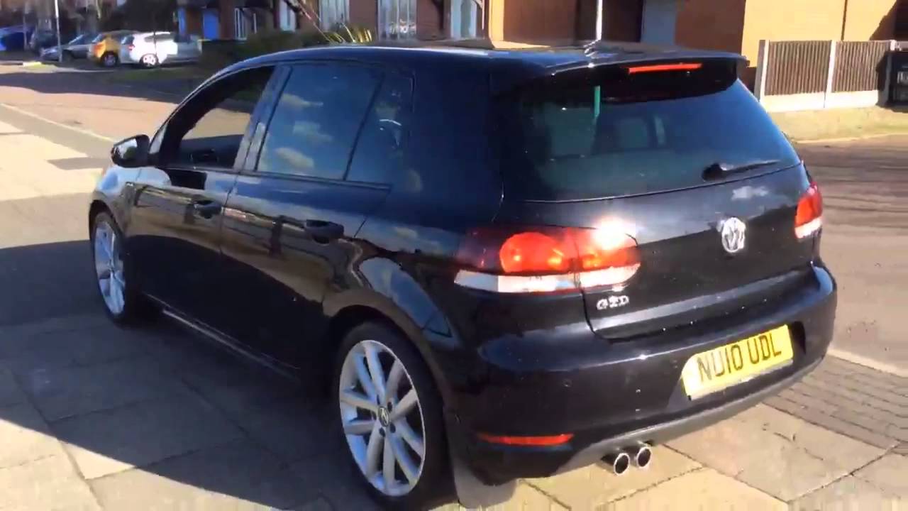 VOLKSWAGEN GOLF GTD TDI BLACK 2010 - YouTube