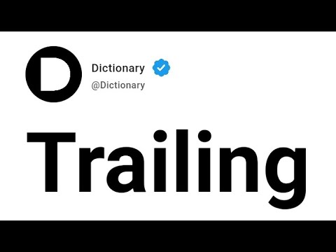 Trailing Meaning In English - YouTube