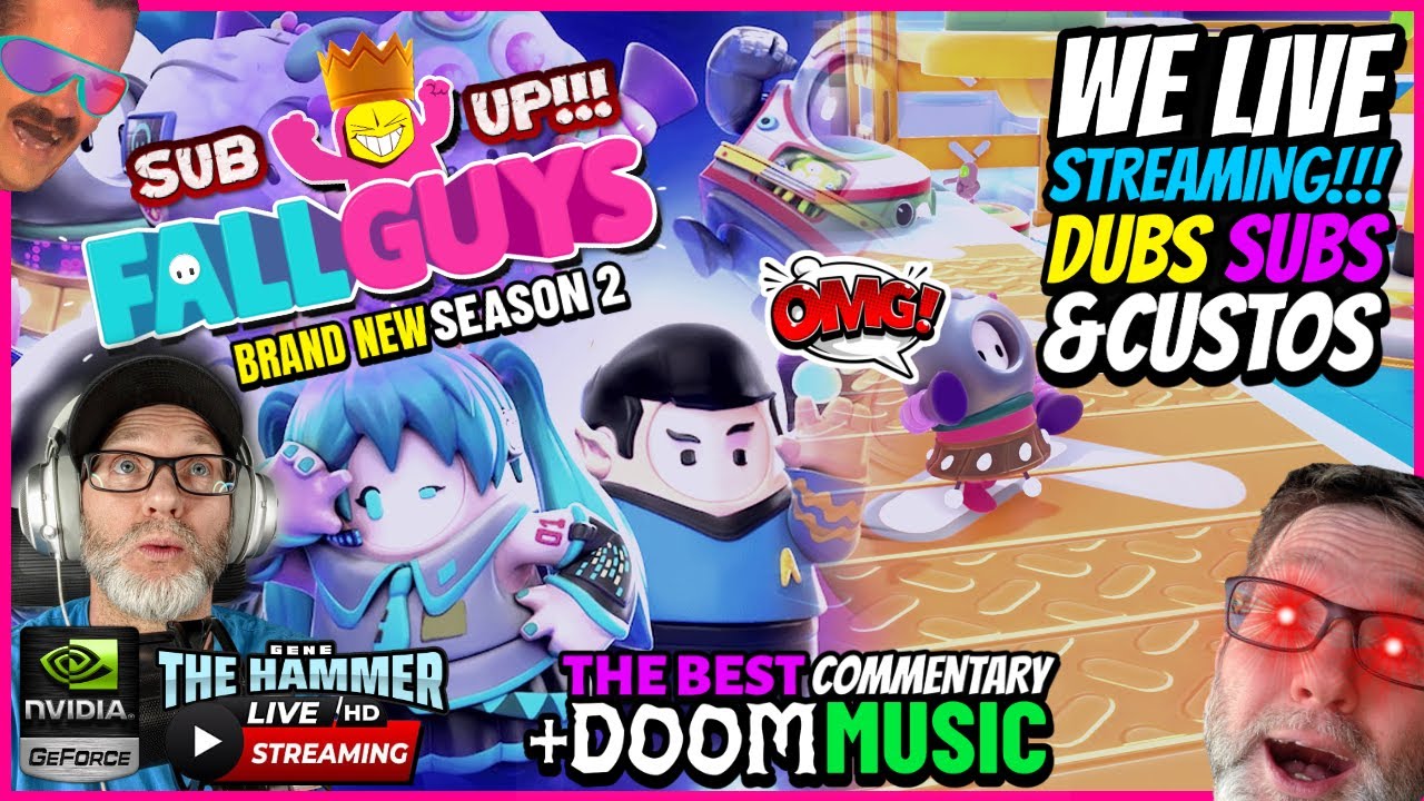 🔥⚒SEASON 2 [LIVE] FALL GUYS SATELLITE ELON MUSK XENOMORPHS 🔴PLAYING ...