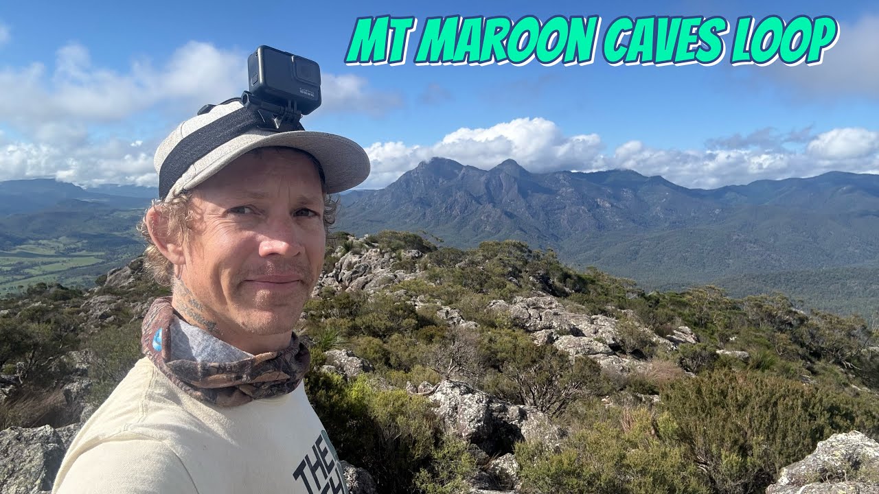Awesome little hike - Mt maroon caves loop - From summit to caves - YouTube