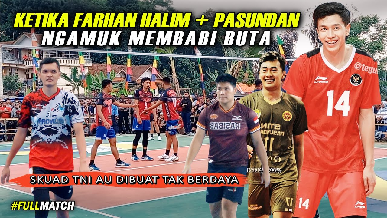 Ketika Pemain Muda TIMNAS Farhan Halim + Pasundan NGAMUK Membabi Buta ...