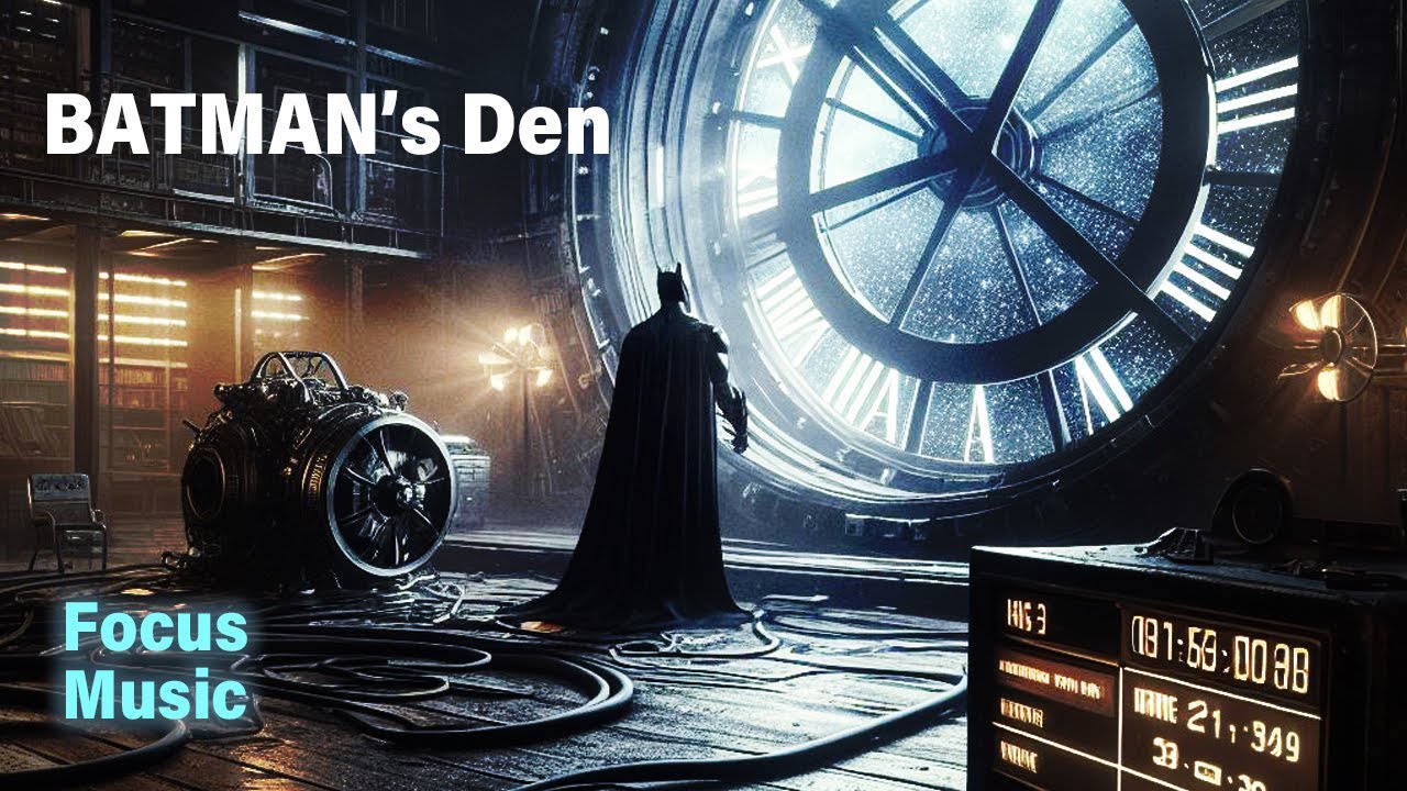 Batman Cave - 3 Hours Focus Music with Rain sound - Widescreen - YouTube