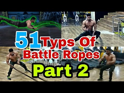 51 Types Of Epic Battle Ropes Exercises You MUST TRY /Part 2 / Crossfit ...